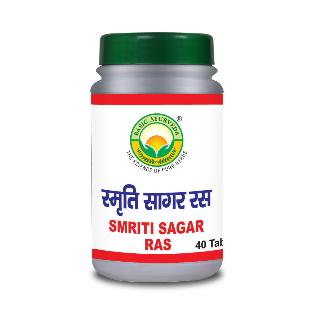 Basic Ayurveda Smriti Sagar Ras 40 Tablet