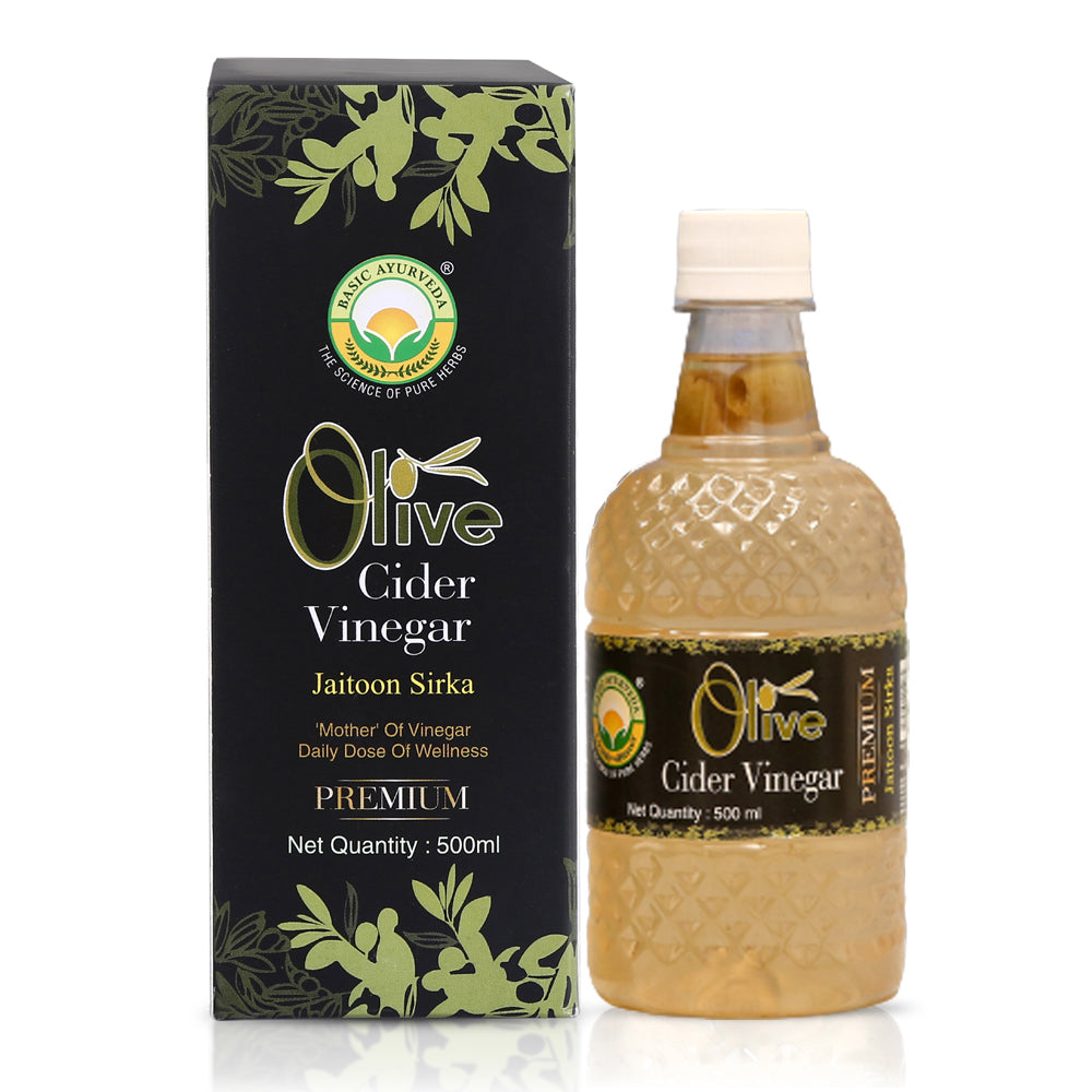 Basic Ayurveda Olive Cider Vinegar Premium (Jaitun Ka Sirka) Vinegar ...